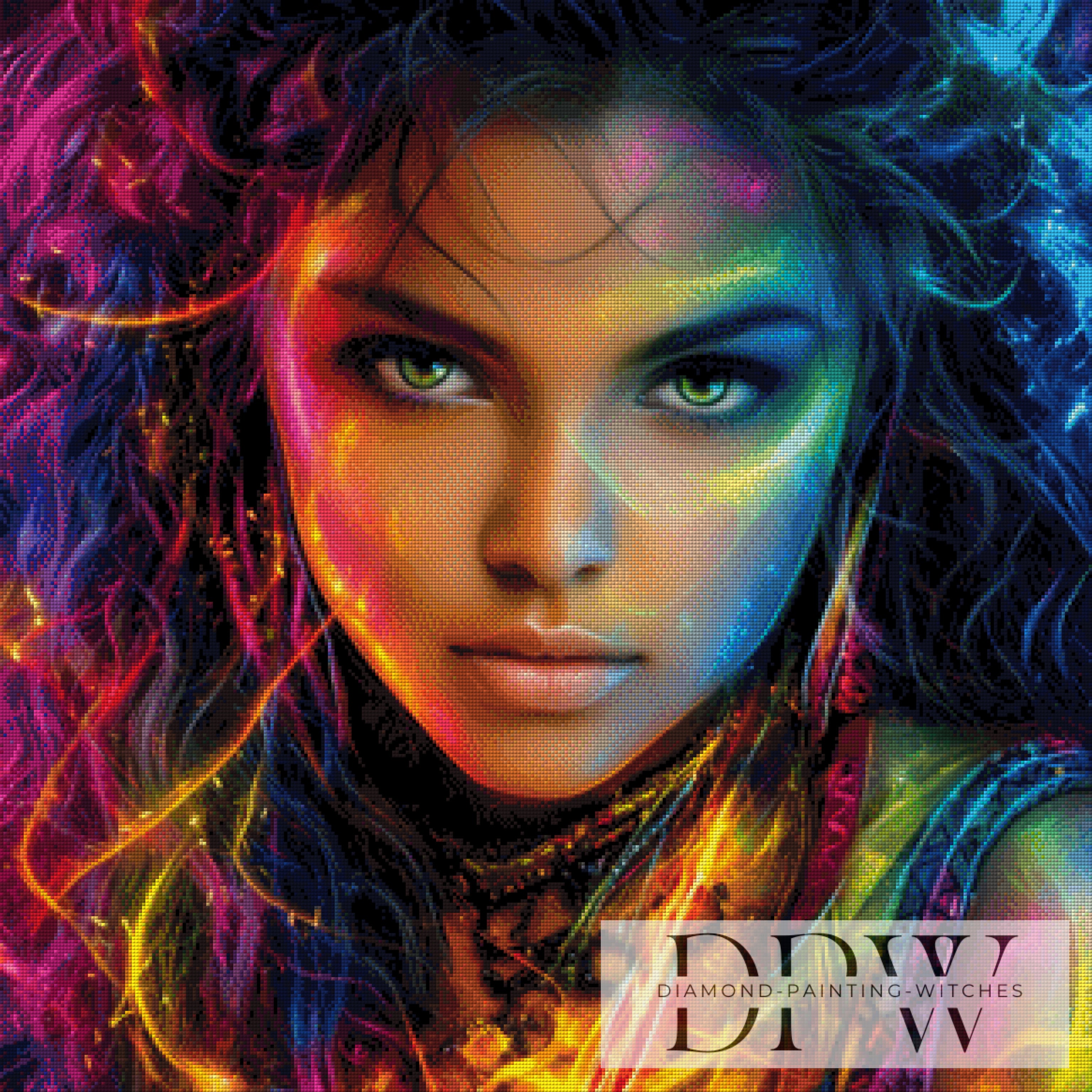 Lass uns tanzen by _Sweet_Loco_AI 80x80cm mit 320 Farben DPW-3655 ...