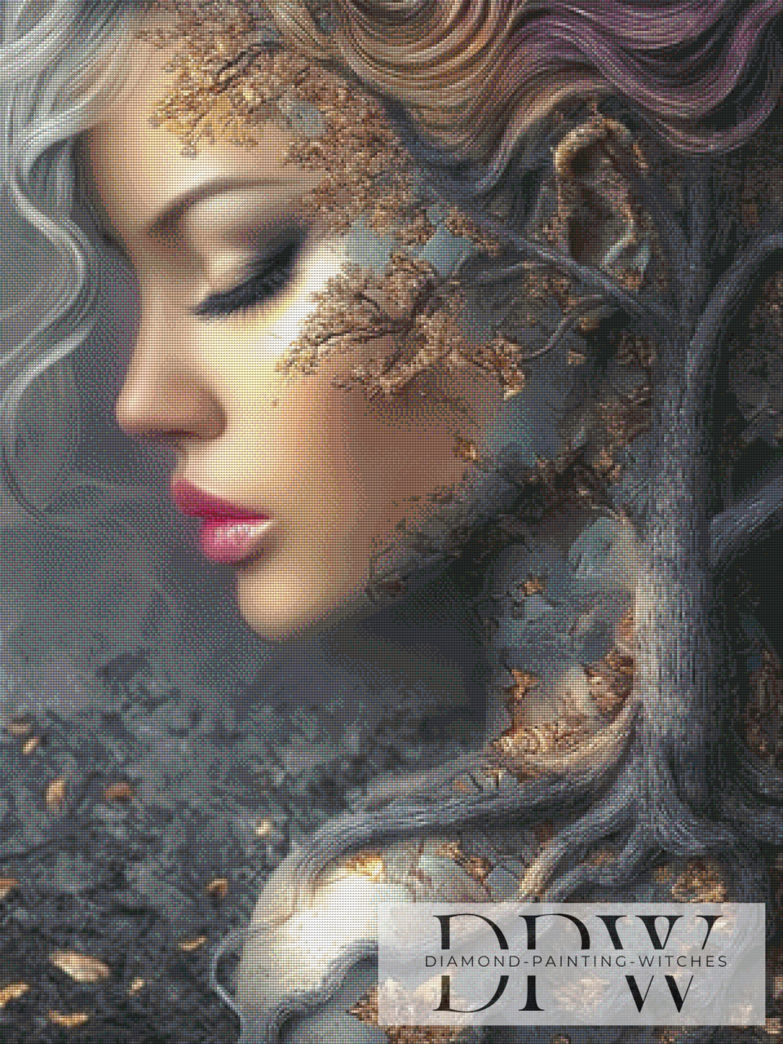 Herbsttochter by Elly_A.I. 75x100cm mit 130 Farben DPW-4486 – Diamond ...